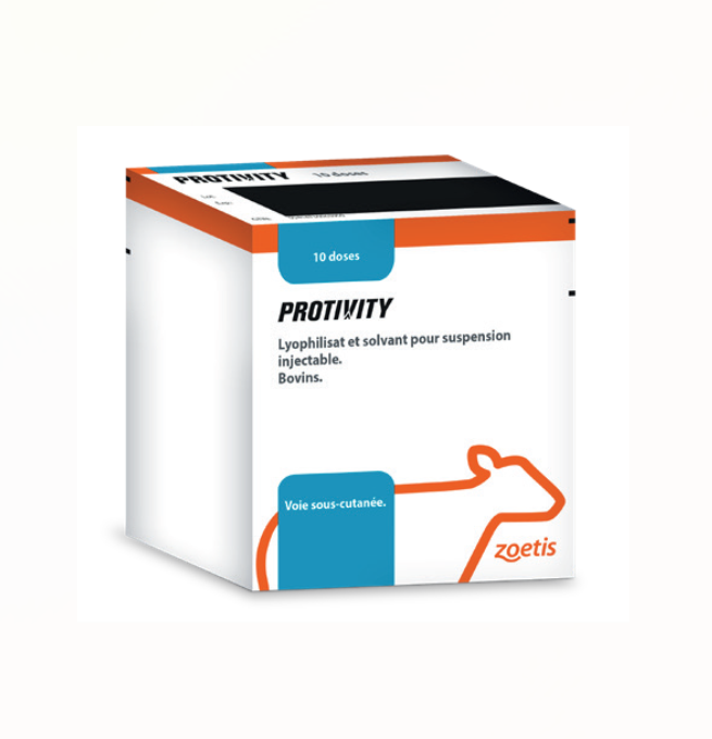 PROTIVITY LYOPHILISAT ET SOLVANT POUR SUSPENSION INJECTABLE POUR BOVINS - Med'Vet